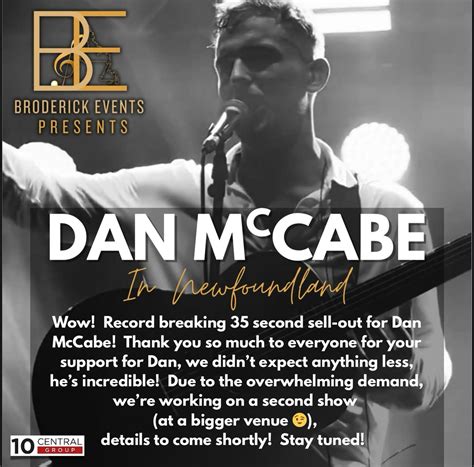 Brodericks 📣📣📣 Dan Mccabe Music Facebook