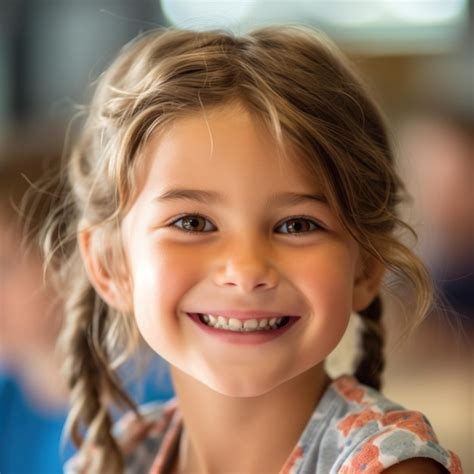 Premium Ai Image Girls Education Happy Beautiful Girl Is Smilling