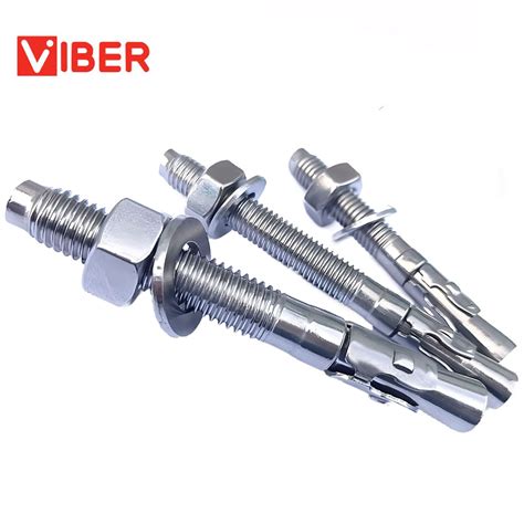 Wedge Anchor Bolt Stainless Steel 304 Wedge Through Anchor Bolt