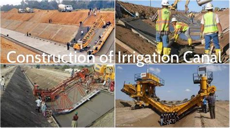 Irrigation Canals And Design Irrigation Canal Construction