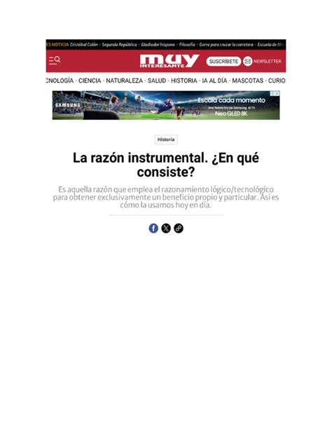 La Razón Instrumental Pdf