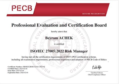 Beyram Achek On Linkedin Iso27005 Riskmanagement Cybersecurity