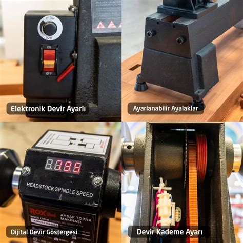 Rox Wood 0179 Devir Ayarlı Ahşap Torna Makinası 750 Watt Ne Işe Yarar