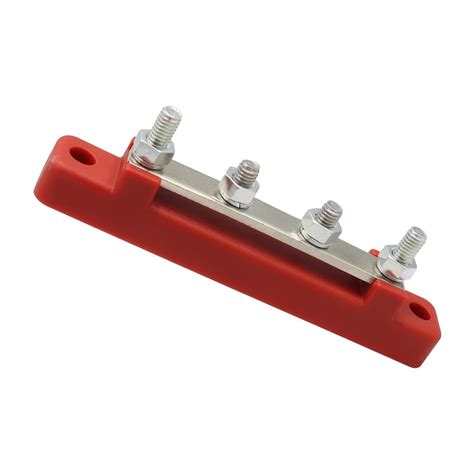 Cp 3116 01 150a 12 48v Rv Yacht Single Row 2 Way Busbar Red