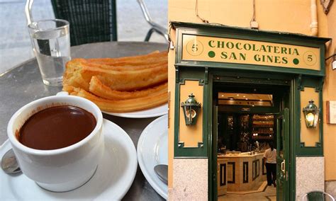 Churros Con Chocolate San Gines