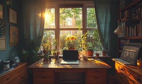 Collaborative Workspace With Whiteboards Premium Ai Generated Image