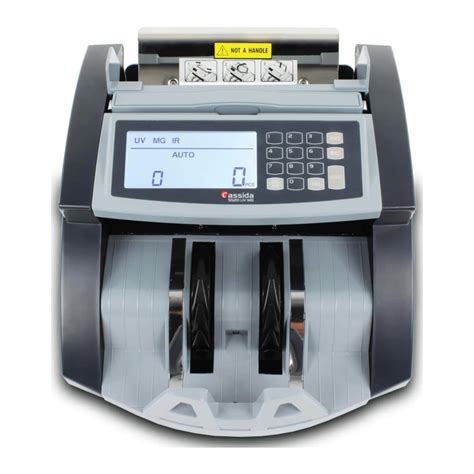 Cassida 5520 B 5520u B 5520um Digital Currency Counter Manual