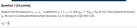 solved suppose that the sequence x0 x1 x2… is defined by