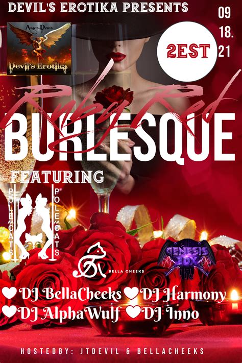 Devils Erotika Ruby Red Burlesque Community Calendar Genesis3dx