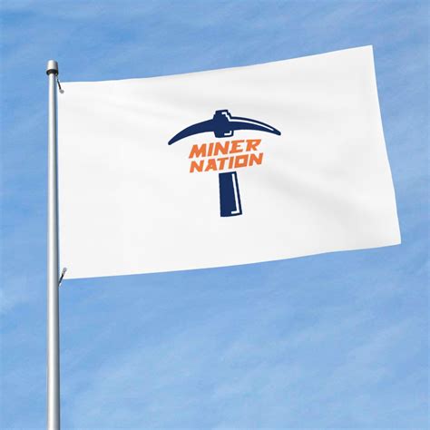 Utep Miners Banner Breeze Flag Outdoor Flags Home Flag Garden Flag 3 X