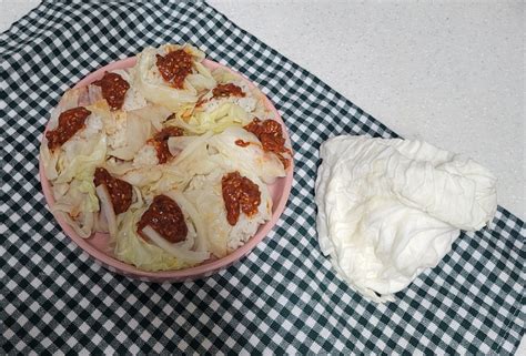 젓깔쌈장 양배추쌈밥