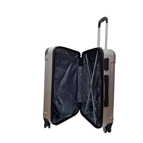 Set De 3 Valize De Voiaj Cu Carcasa Rigida Griargintiu Emagro