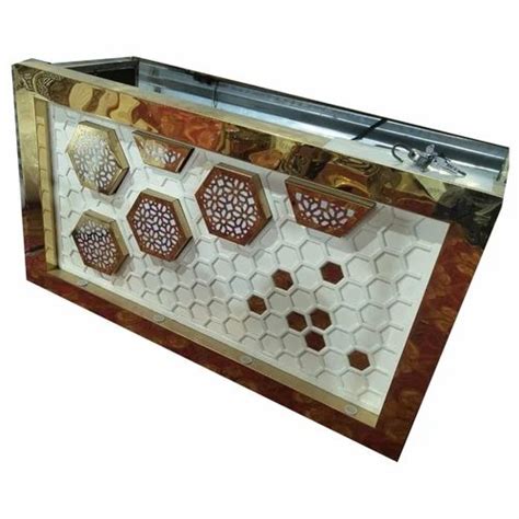 Stainless Steel Rectangular Counter Table At ₹ 14450piece In