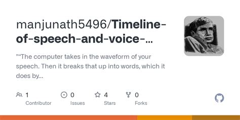 Github Manjunath5496 Timeline Of Speech And Voice Recognition “the