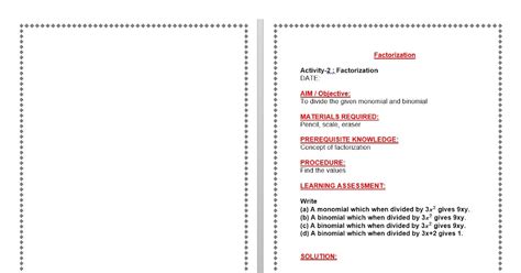 🌈⚡key To Enjoy Learning Maths☘🌈 Class 08 Factorization 2 Factorisation