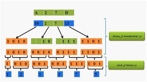 doroussit conversion methods between binary octal decimal and