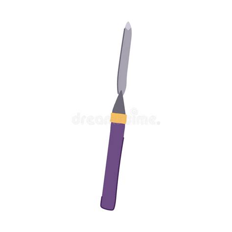 Shape Chisel Carving Cartoon Vector Illustration Stock Illustration