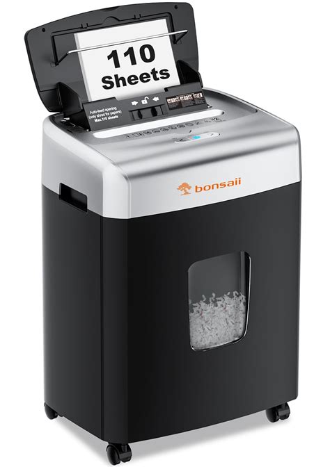 Office Paper Shredder Bonsaii Paper Shredder 12 Sheets Cross Cut