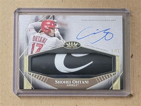 2022 Tier One Shohei Ohtani 11 Auto Relic Pulled On Chomps Live