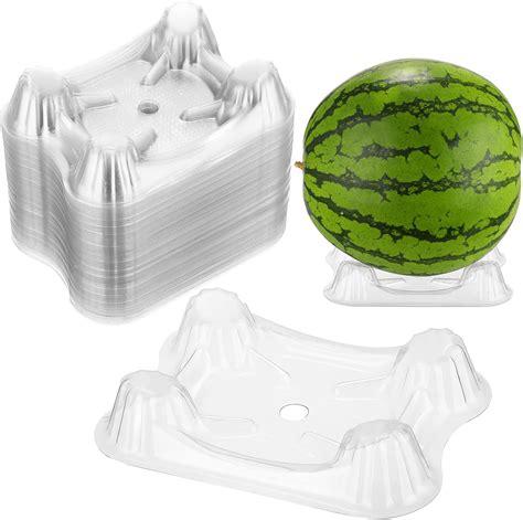 Irenare 50 Pcs Melon Cradle Plastic Melon Cradles