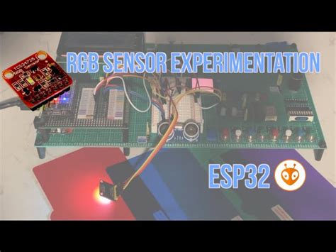 Free Video Rgb Sensor Tcs34725 Experimentation With An Esp32 On
