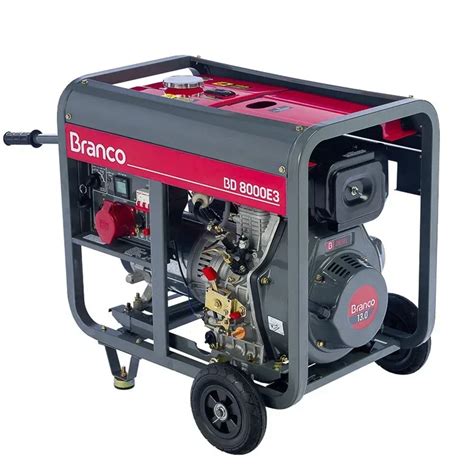 Gerador De Energia à Diesel Bd 8000 E3 80kva Trifásico 380v Partida