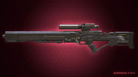 Artstation Sci Fi Sniper Rifle