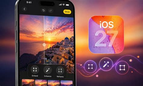 آبل تخطط لإتاحة تحرير الصور بالذكاء الاصطناعي في Ios 27 البوابة التقنية