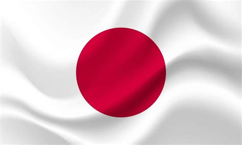 Saludó Japón Bandera Japonés Bandera Vector Emblema De Japón 29748796