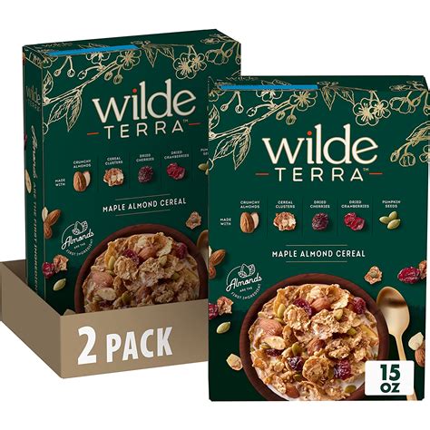 Wilde Terra Maple Almond Cereal 15 Oz Box Pack Of 2 Everything Else