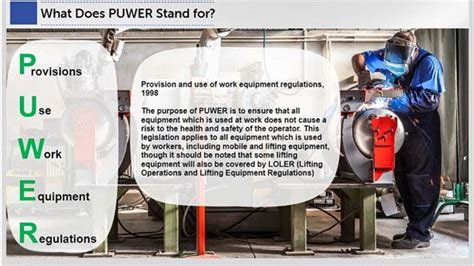 Online Puwer Provision And Use Of Work Equipment Regulations Course Uk