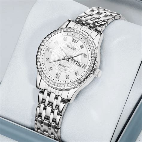 Taxau Top Brand Luxury Quartz Watches For Women Stainless Steel Waterproof Fashion Elegant