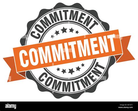 Commitment Stamp Sign Seal Stock Vector Image And Art Alamy