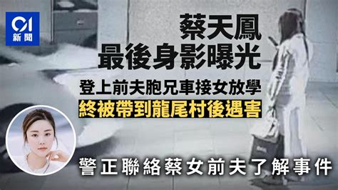 香港名媛分屍案 蔡天鳳最後身影曝光 登前夫胞兄車擬接女放學遇害 中天新聞網