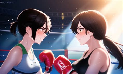 Safebooru 2girls Boxing Boxing Gloves Commission Multiple Girls