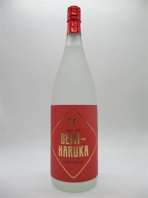 Jp 田崎酒造 Tasaki Yaki Imo Beni Haruka 紅はるか 焼き芋焼酎 25度 1800ml 食品・飲料・お酒