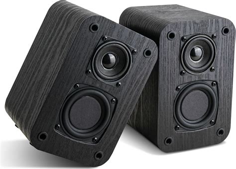 Saiyin Passive Bookshelf Speakers For Desktop Stereo Or
