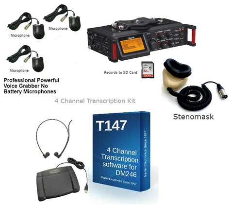 Stenomask Verbatim Starter Kit 2 For Mask Reporters Complete Package