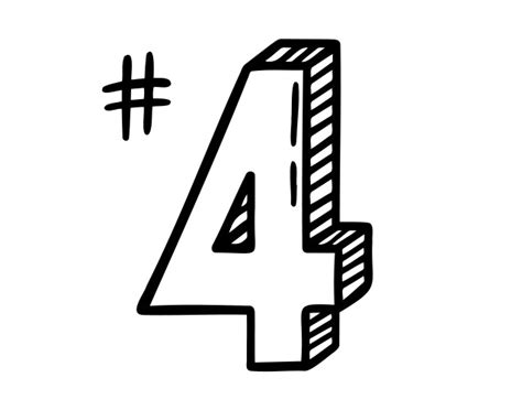 Number 4 Clipart Number 4 Images Free Download On Freepik
