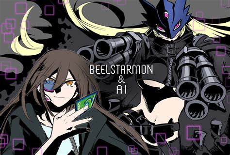 Beelstarmon And Ai Digimon And More Drawn By Fuji O Fujio Danbooru