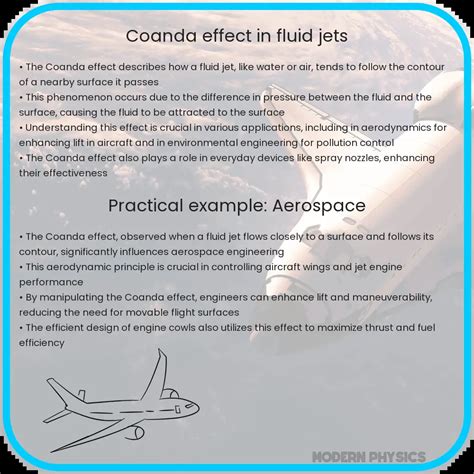 Coanda Effect In Fluid Jets Physics Applications And Insights