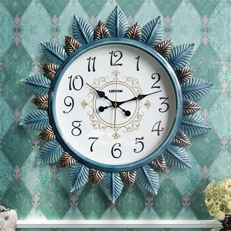 Dark Blue Wall Clocks At Stella Prell Blog