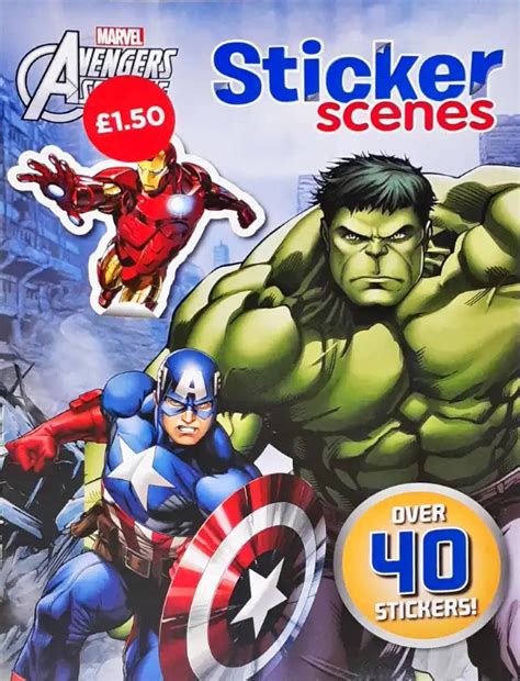 Marvel Avengers Assemble Sticker Scenes Over 40 Stickers Books And You