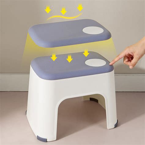 Plastic Small Stool Thickened Household Small Bench Stackable Foot
