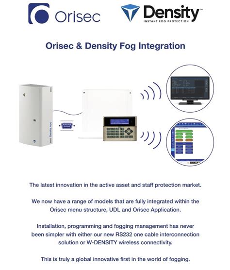Orisec Uplifts Alarm Systems To Offer Fog Generators Security Group