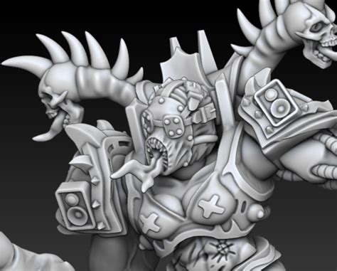 Demented Possessed Modular Chaotic Marines Presupported Pwg