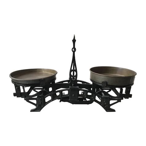 Antique Italian Decorative Alabaster And Brass Scale For Sale At 1stdibs