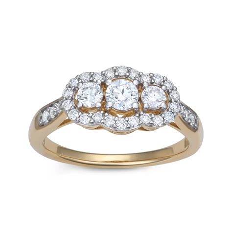 Lerose By Lexi And Rose 10k 3 4 Carat T W Lab Grown Diamond Ring