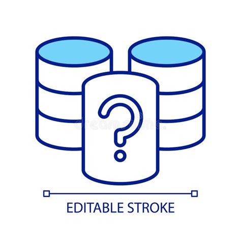 Data Storage Issues RGB Color Icon Stock Vector Illustration Of Data Problem