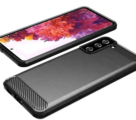 Sdtek Funda Para Samsung Galaxy S Plus Fibra De Carbon Tpu Case